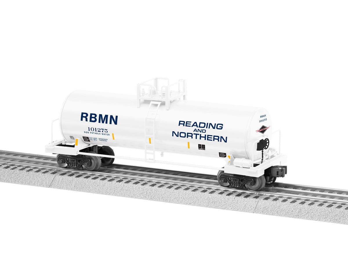 Lionel 2343011 O RBMN Unibody Tank Car #101275 — NY-ElectricTrains