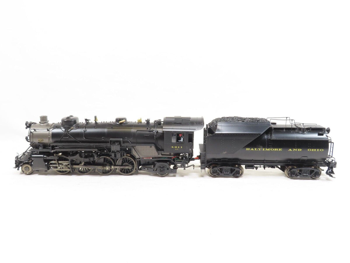 Sunset 3rd Rail 4611 Brass B&O Q-4B Mikado Steam Loco w/Railsound TMCC ...