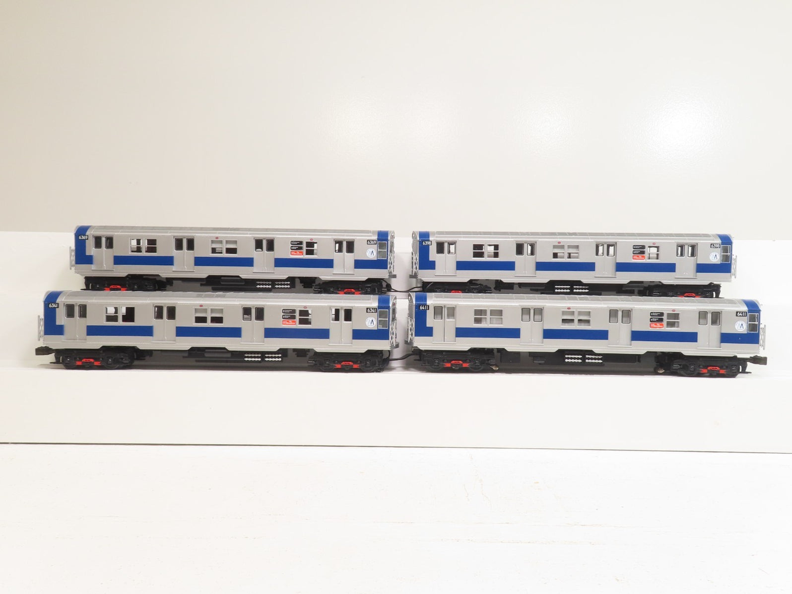Lionel 631797 NYC Transit Authority R16 Silver Subway Set 4 Cars NIB ...