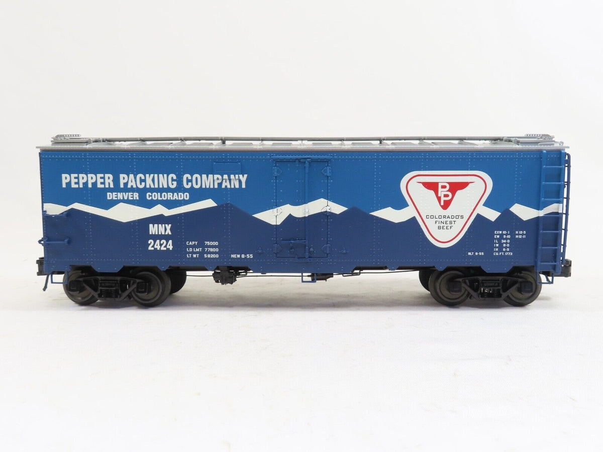 Atlas 3003912-4 Pepper Packing Company O 40' Steel Reefer Road #2424 N ...