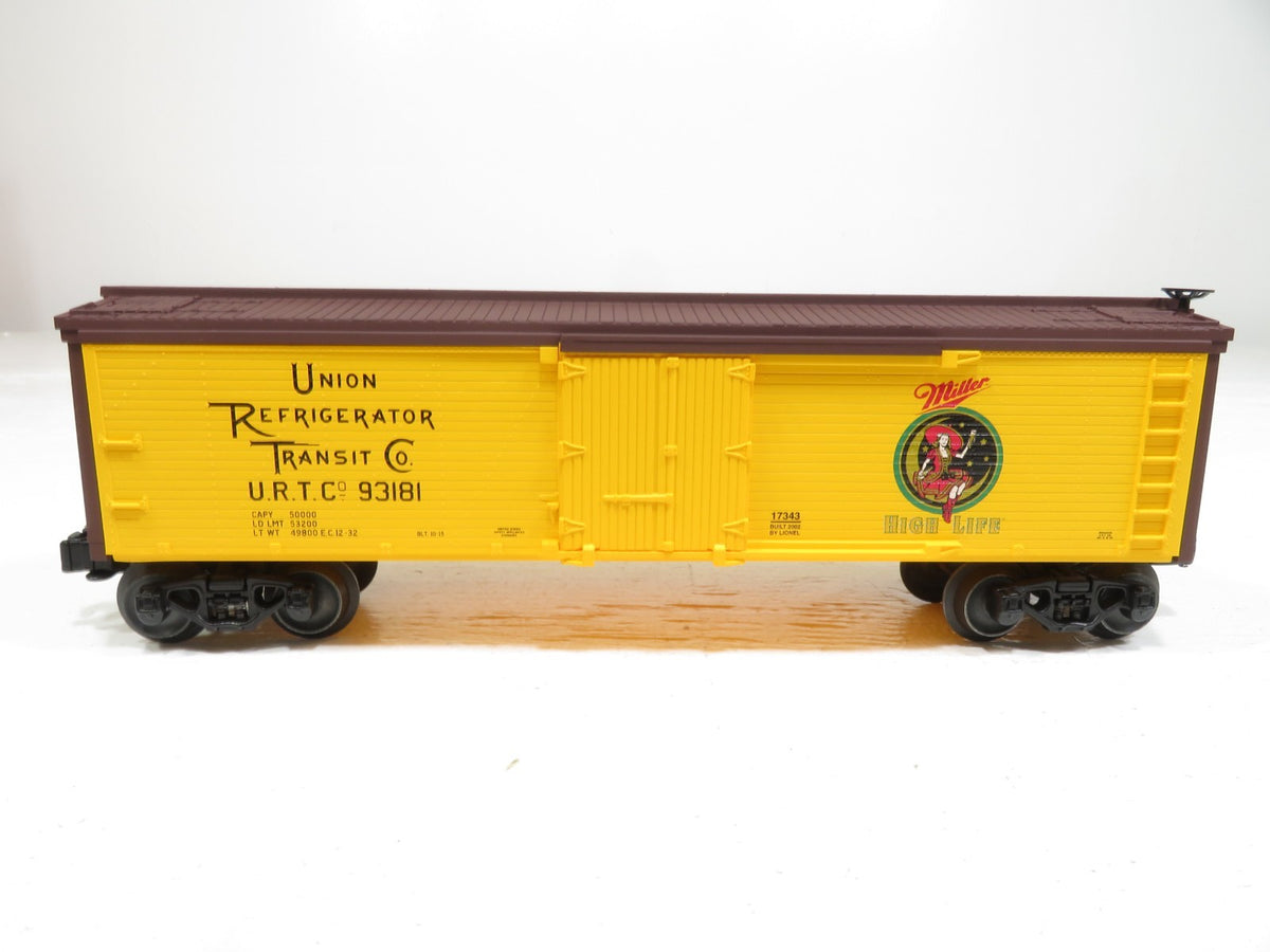 Lionel 617343 Miller Lady & Moon Reefer LN — NY-ElectricTrains
