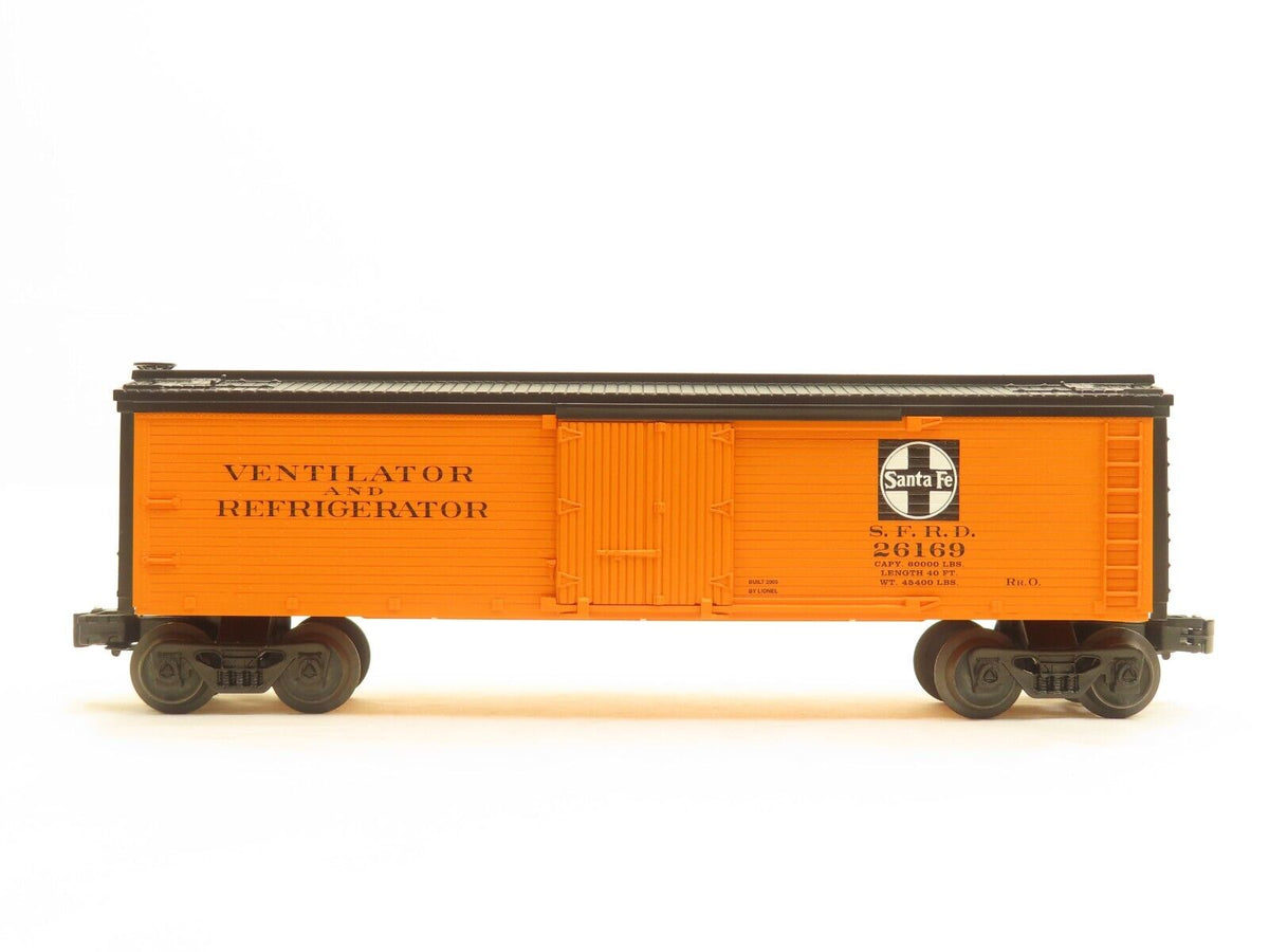 Lionel 6-26169 Santa Fe Wood-Sided Reefer LN — NY-ElectricTrains