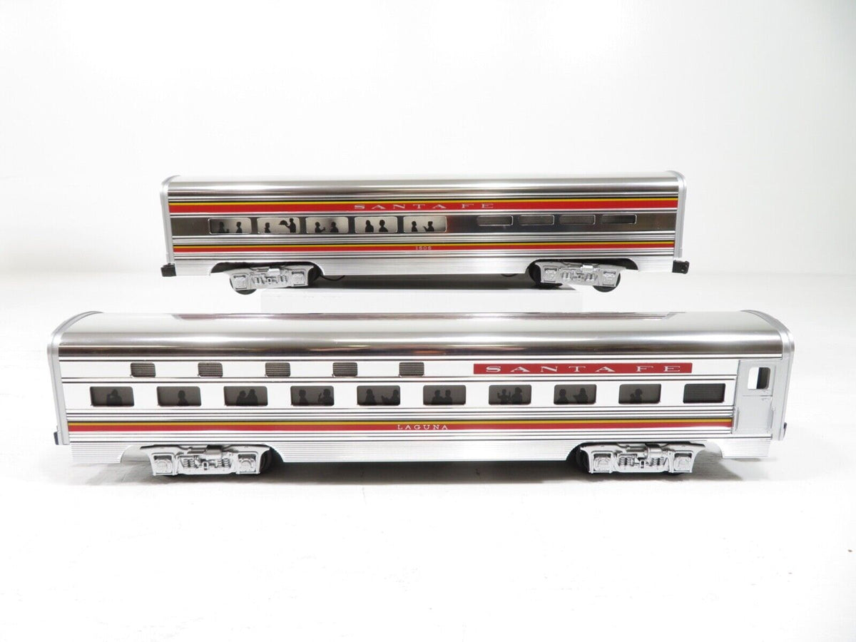 MTH 20-6122 ATSF El Capitan 60' Aluminum Sleeper/Diner 2 Car Pass. Set ...