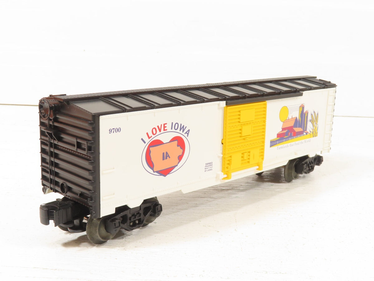 Lionel 6-29902 I Love Iowa Boxcar LN — NY-ElectricTrains