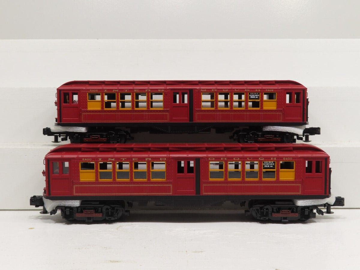 MTH 30-2448-3 Metropolitan (Red) 2 Car LO-V Add On Non Powered NIB — NY-ElectricTrains