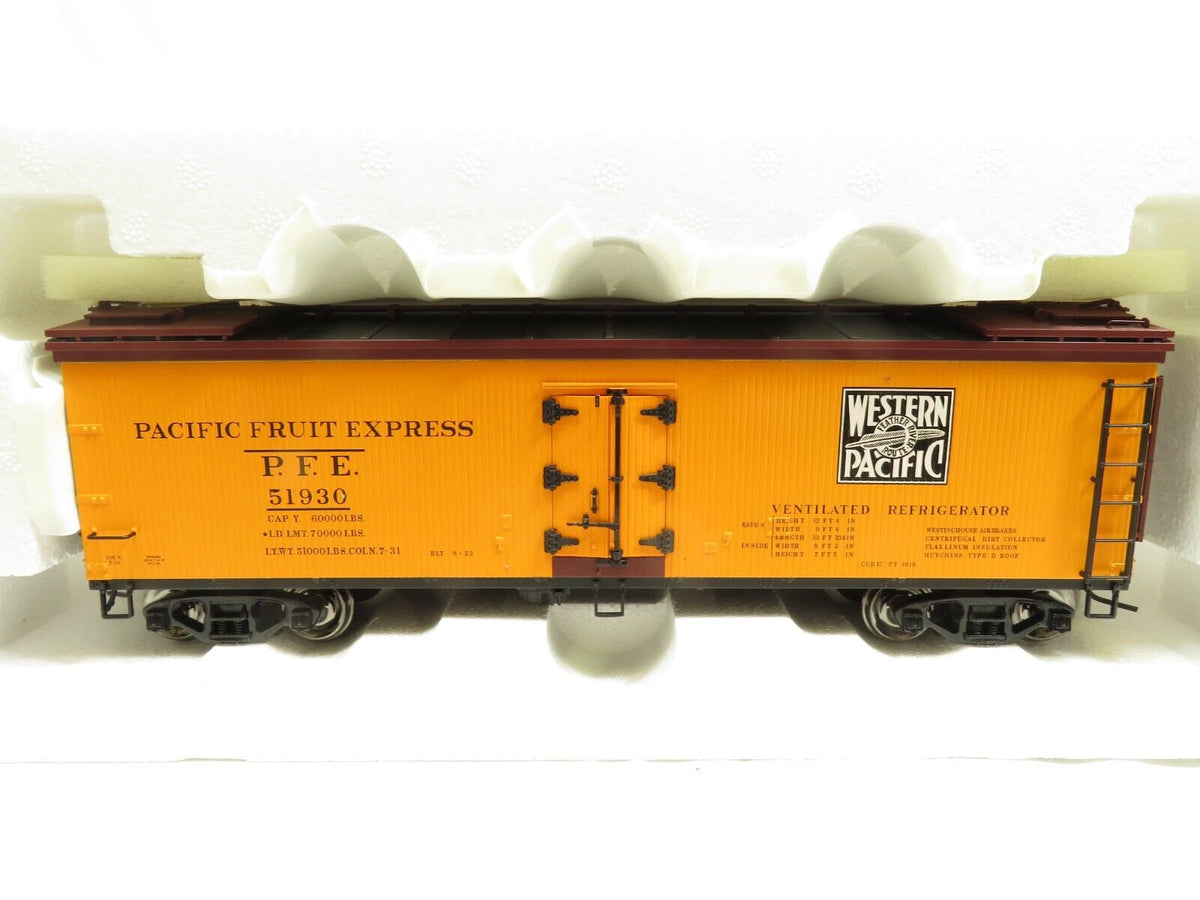 Atlas 9163-1 WP/PFE 40' Rebuilt Wood Reefer #51930 2-Rail LN — NY ...
