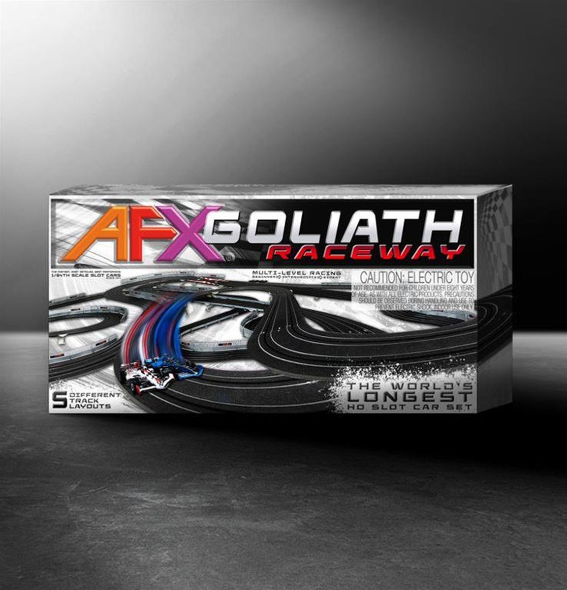 AFX 22040 Goliath Raceway Set HO Scale Slot Cars — NY-ElectricTrains