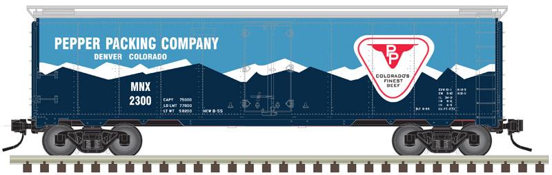 Atlas 3003912-1 Pepper Packing Company 40' Steel Reefer #2300 NEW 3 RA ...