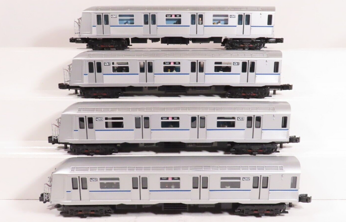 MTH 20-2717-1 R40 4-Car Subway Set w/Protosound 2 LN — NY-ElectricTrains