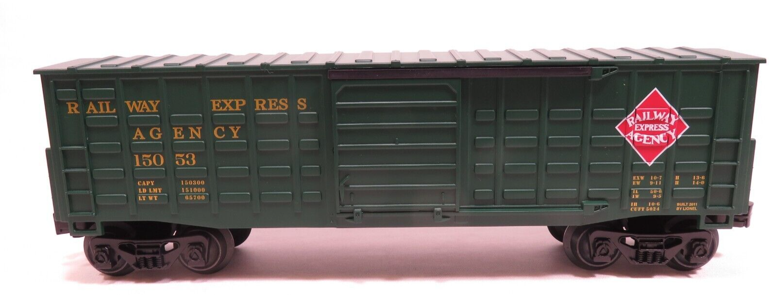 Lionel 6-15053 REA Waffle Sided Boxcar NIB — NY-ElectricTrains